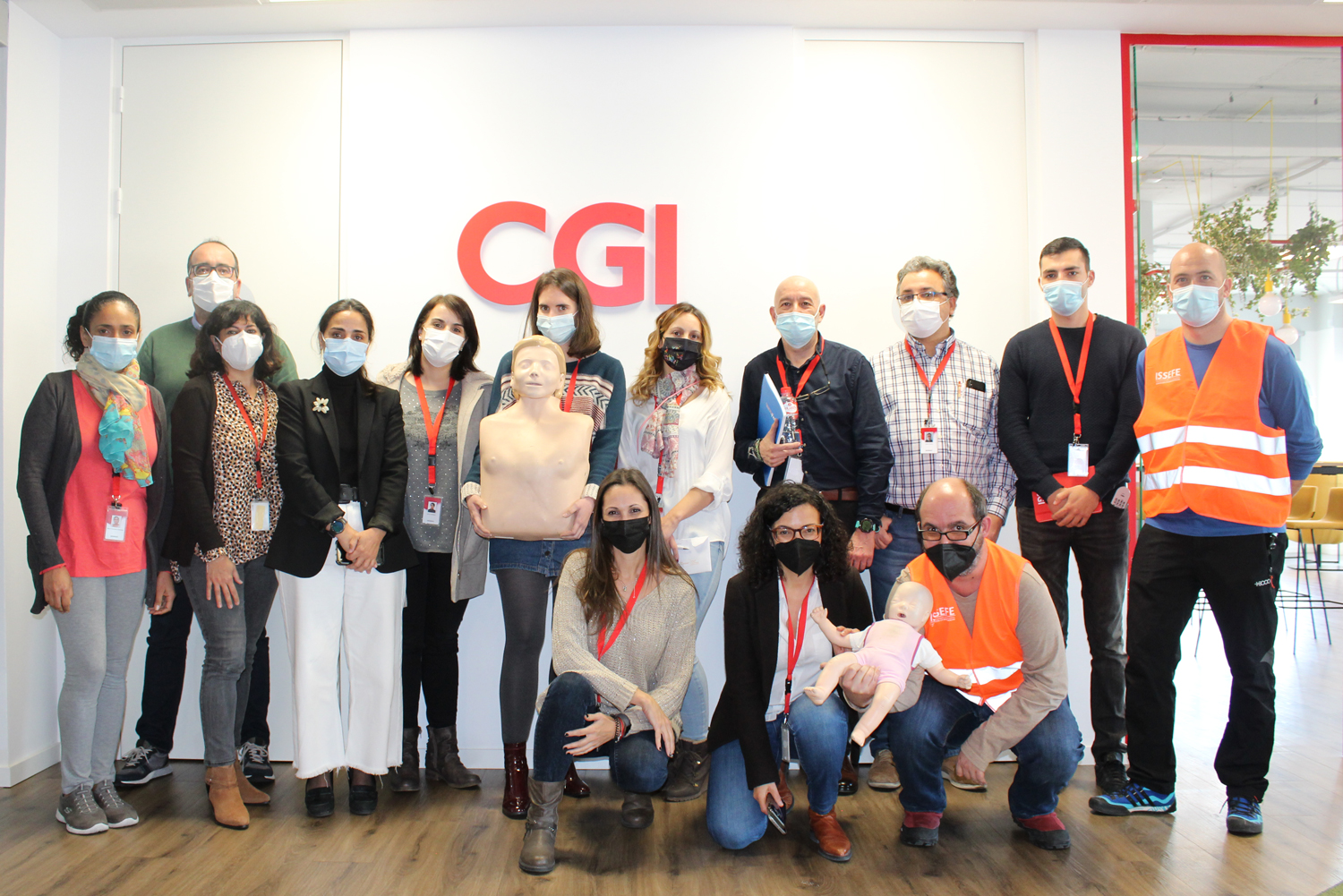 CGI recibe una formación en RCP inclusiva a través de DOCDOWN